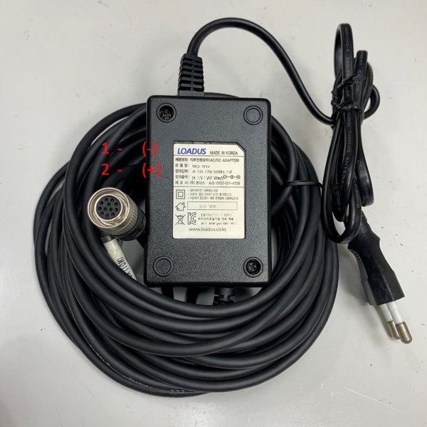 Adapter Original 12V 1.5A 18W LOADUS WQ-1812 Connector Size Hirose ...