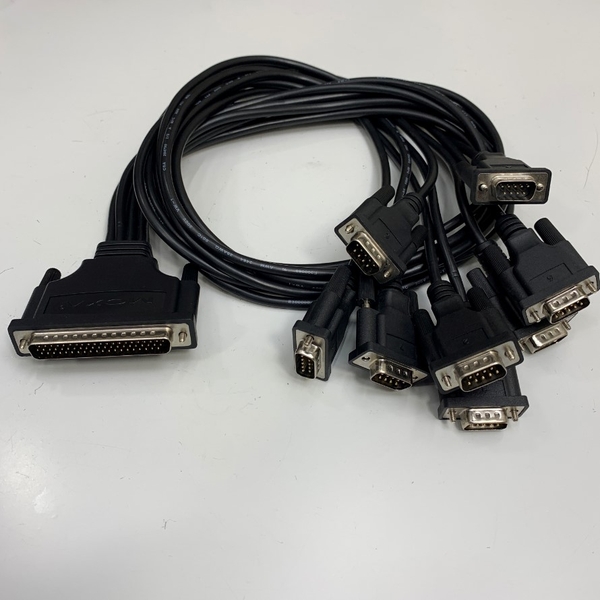 Card Moxa CP-168U PCI 4X to 8 Port RS232 DB9 Multiport Serial Adapter ...
