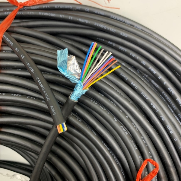Cáp Điều Khiển 120M 400ft MYUNGBO Cable 15 Core x 0.25mm² 24AWG 15C ...