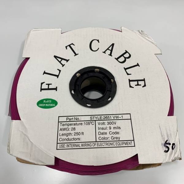 Cáp 50 Pin Flat Ribbon Cable 1.27mm Pitch 50 Way Unscreened 63.5mm ...