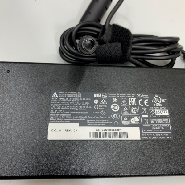 Adapter 19.5V 7.7A 150W Delta ADP-150VB B Connector Size 7.4mm x 5.0mm ...