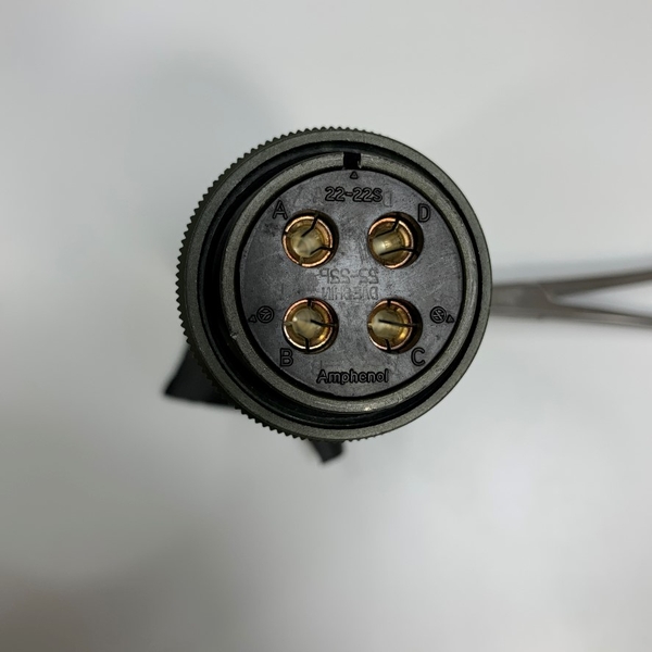 Đầu Jack Original Amphenol 22-22S 4 Pin Female Circular Connector Plug ...