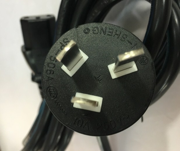 Dây Nguồn I-SHENG SP-506A IS-14 Australia & China Chuẩn 3 Chân Chéo Tam ...