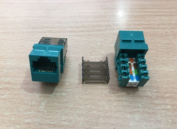 Nhân Mạng Alantek Cat5e 302-202LF1-00BU MODULAR JACK RJ45 CAT5E Light ...