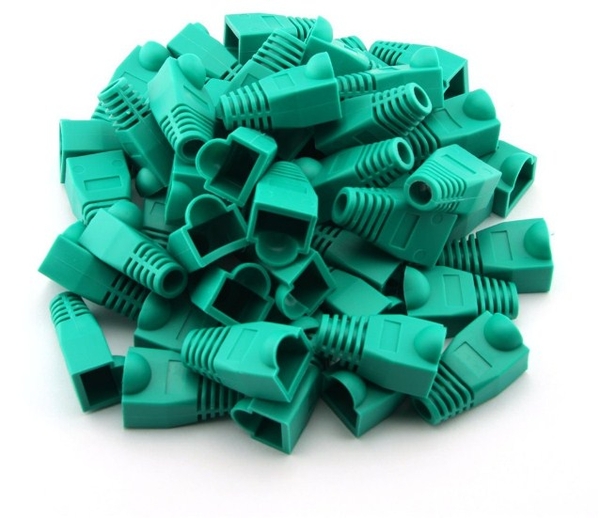 Đầu Boot color chụp dây mạng cat5/cat6 RJ45 Rubber Boot Packs For ...