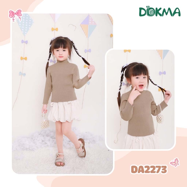 DA2273 Áo len cổ 3 phân dài tay Dokma Store