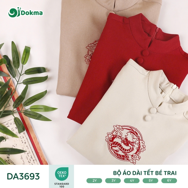 Bộ áo dài tết bé trai Dokma Store
