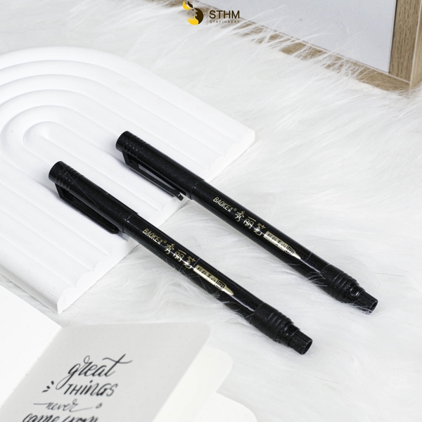 Bút cọ Brush DELI viết Calligraphy, Hán tự STHM.VN