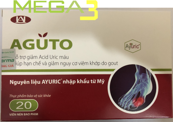 AGUTO ( Ayuric ) Hạ acid Uric máu | Nhà Thuốc Mega3
