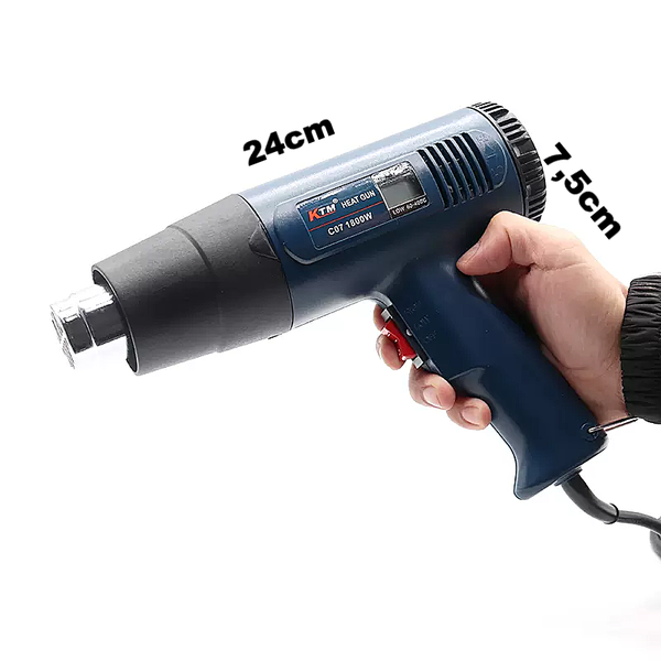 Máy sấy, khò phim KTM Heat Gun C07 (Có màn hình hiển thị nhiệt độ) | CỌ ...