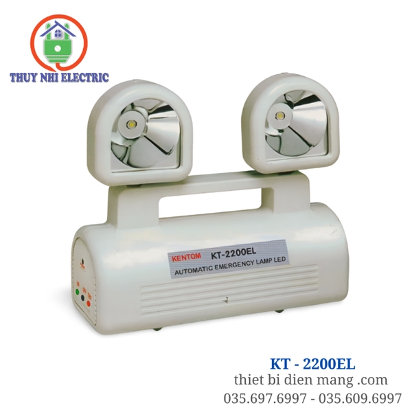 Đèn khẩn cấp tự động KENTOM KT-2200EL - Bảo hành 2 năm