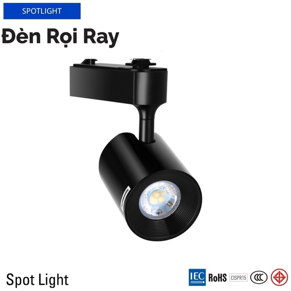 Đèn rọi ray Panasonic 7W vỏ đen NNNC7601388 NNNC7606388