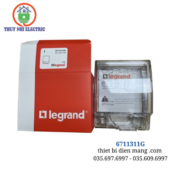 Hộp chống nước Legrand IP55 – 6711311G - Mặt che mưa