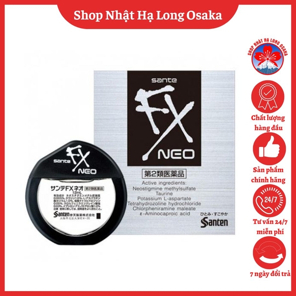 THUỐC NHỎ MẮT SANTE FX NEO 12ML - 4987084410443 Hộ kinh doanh Shop Nhật ...