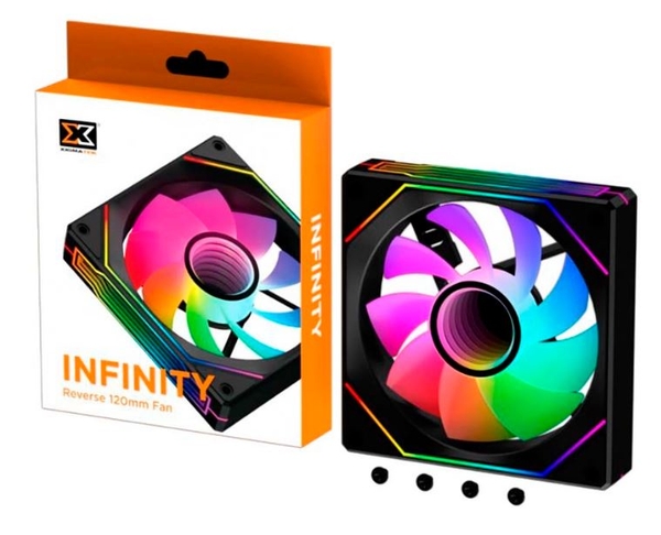 Fan Case Xigmatek - Infinity Reverse 120mm (Màu Đen) (Fan Cánh Ngược ...