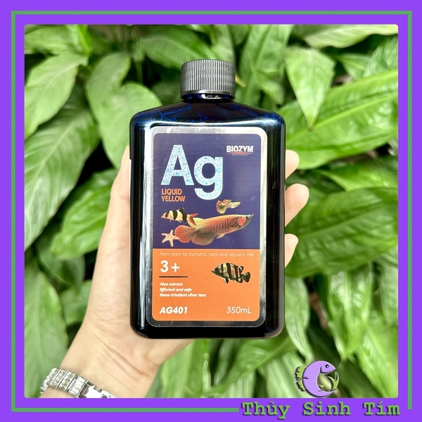 BIOZYM Ag+ Liquid Yellow (Trị Nấm, Thối Thân) | Thủy Sinh Tím