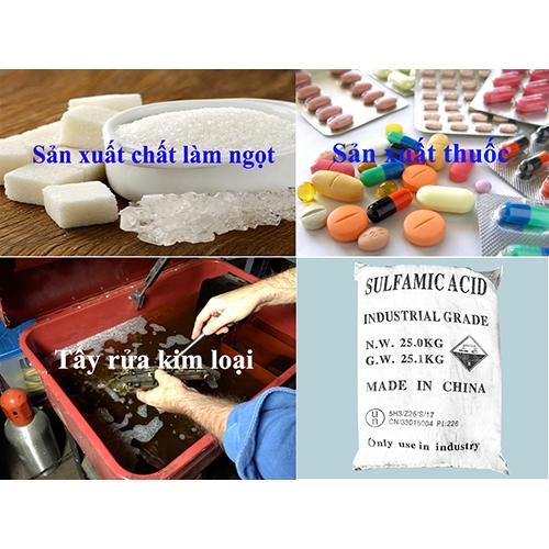 Sulfamic acid H3NSO3 99%, Trung Quốc, 25 kg/bao CÔNG TY TNHH XNK LCC ...