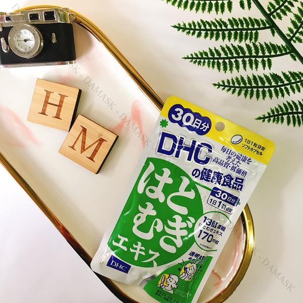 DHC Viên uống trắng da Adlay Extract Nhật Bản Damask - Mỹ Phẩm Chính Hãng