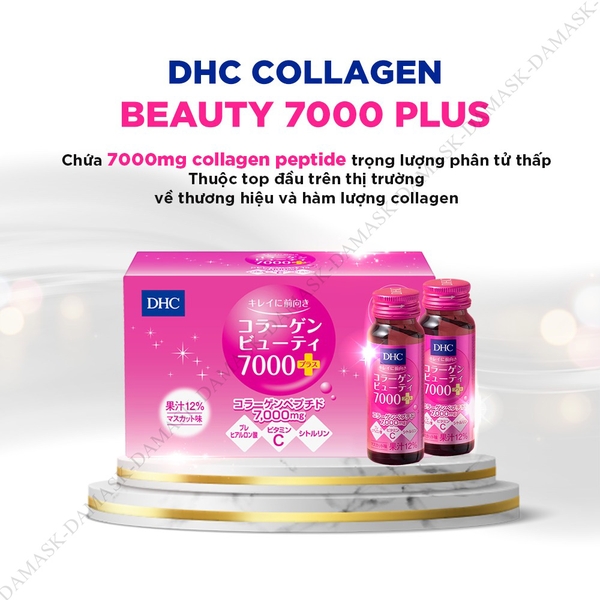 Nước Uống Bổ Sung Collagen DHC Collagen Beauty 7000 Plus Nhật Damask ...