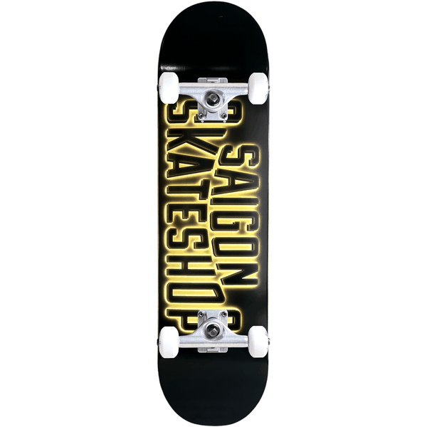 SAIGON SKATESHOP BEAMIN LOGO BLACK/YELLOW COMPLETE