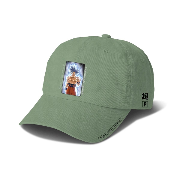 PRIMITIVE GOKU ULTRA INSTINCT WASHED STRAPBACK OLIVE