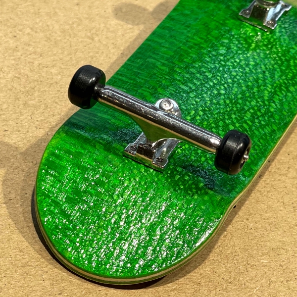 FINGERBOARDS WOODEN PRO GREEN COMPLETE 34MM