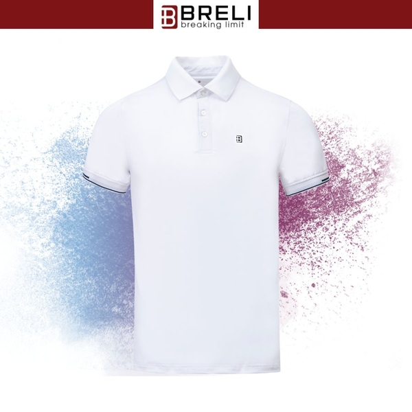 Áo thun nam thể thao Breli - BAS2329-WH- Freeship Breli Fashion