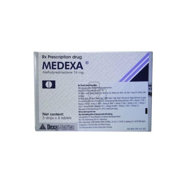 Medexa 16mg/Giảm đau-hạ sốt-chống viêm/thuốc tân dược/nhathuocyentrang.com