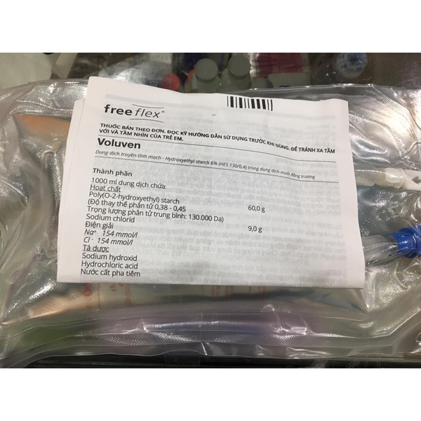 Voluven 6% - 500ml/10ml/ Thuốc tiêm - truyền/thuốc tân dược ...