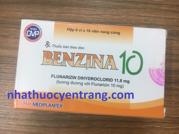 Benzina 10mg | nhathuocyentrang