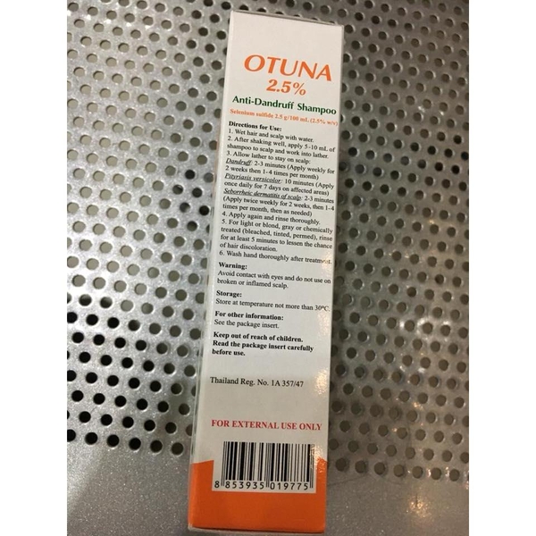 Dầu gội Otuna 2.5%/Da Liễu/thuốc tân dược/nhathuocyentrang.com