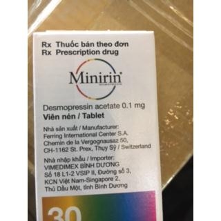 Minirin 0.1mg/tiểu đường-mỡ máu/thuốc tân dược/nhathuocyentrang.com