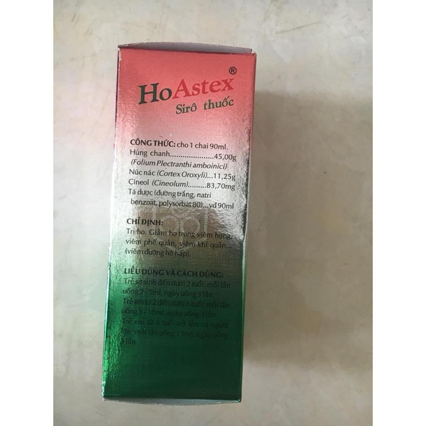 Thuốc ho Astex/ho-hen/sản phẩm thảo dược-vitamin/nhathuocyentrang.com