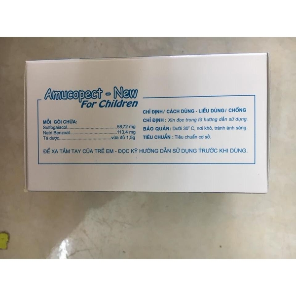 Amucopect New - gói/thuốc ho/thuốc tân dược/nhathuocyentrang.com