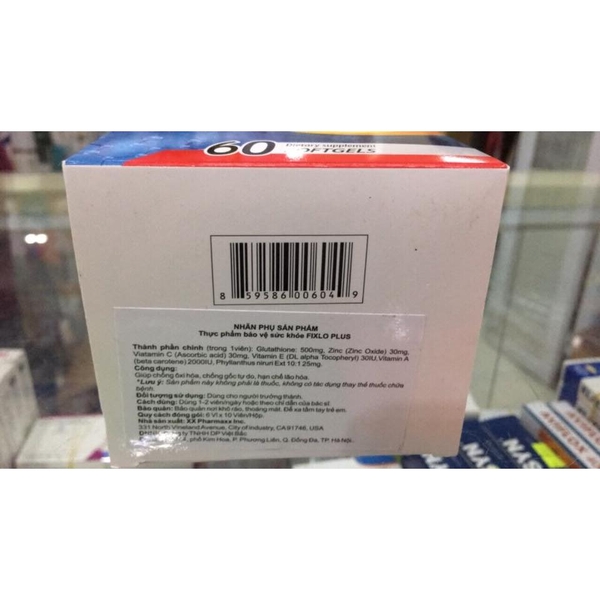 Fixlo Plus/ Thuốc bổ người lớn/ Sản phẩm thảo dược - vitamin ...