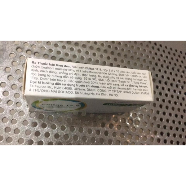 Ebitac 12.5/tim mạch/thuốc tân dược/nhathuocyentrang.com
