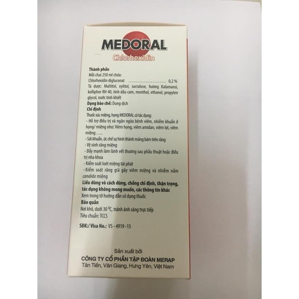 Medoral 250ml/tai-mũi-họng-răng miệng/thuốc tân dược/nhathuocyentrang.com