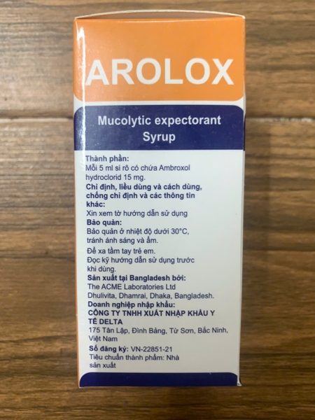 Arolox 60ml | nhathuocyentrang