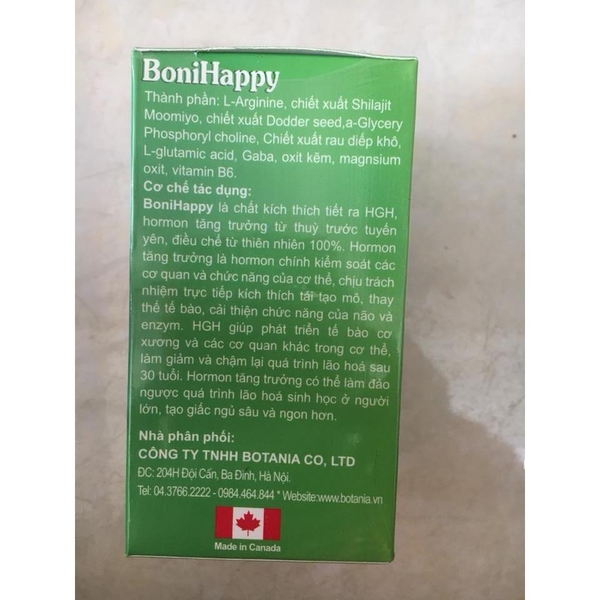 BoniHappy/Tuần hoàn não-an thần - gây ngủ/sản phẩm thảo dược-vitamin ...