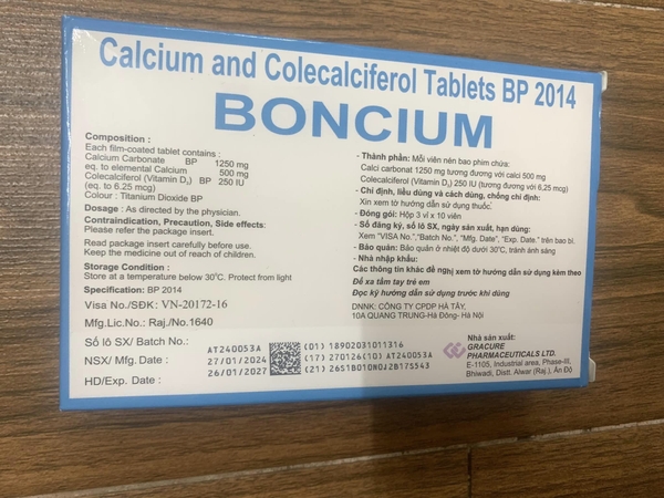 Boncium | nhathuocyentrang