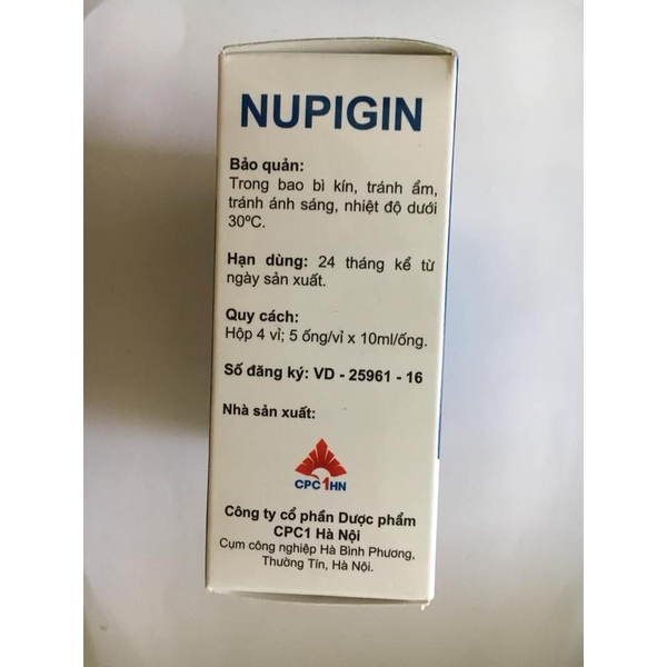 Nupigin/Tuần hoàn não - thần kinh/ thuốc tân dược/ nhathuocyentrang.com