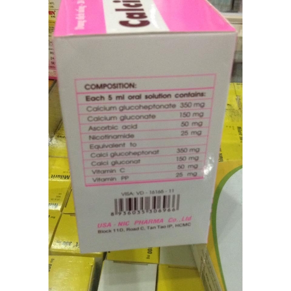 Calcium Nic 5ml/bổ sung canxi/thuốc bổ/sản phẩm thảo dược-vitamin ...