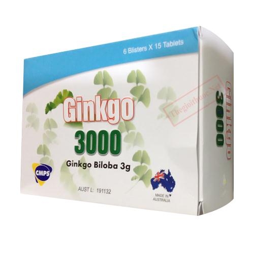 Ginkgo 3000/tuần hoàn não-an thần-gây ngủ/sản phẩm thảo dược-vitamin ...