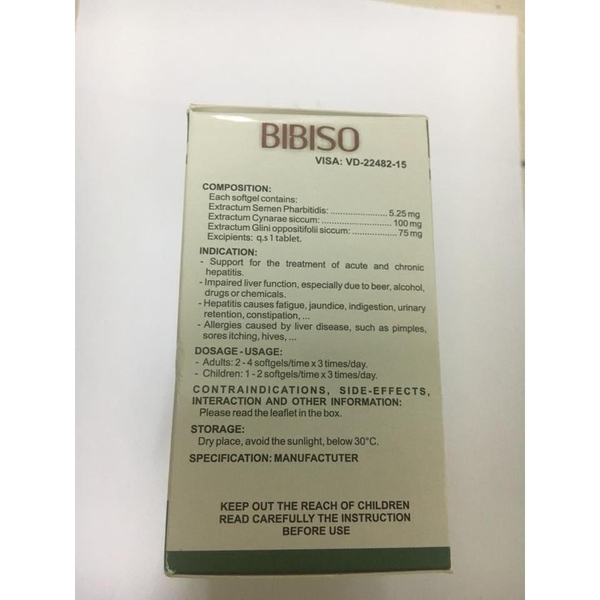 Bibiso/Men tiêu hóa / sản phẩm thảo dược-vitamin/nhathuocyentrang.com