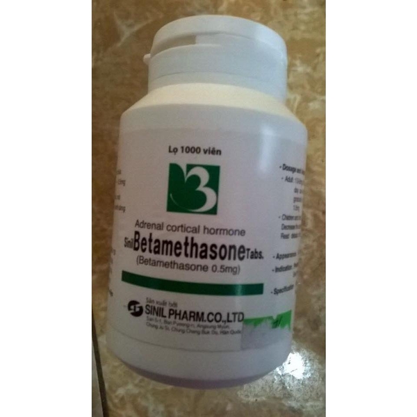 Sinil Betamethasone lọ 1000 viên/20g/Giảm đau-hạ sốt-chống viêm/thuốc ...