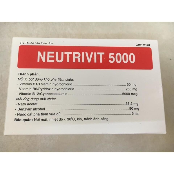 Neutrivit 5000/thuốc tiêm -truyền/thuốc tân dược/nhathuocyentrang.com