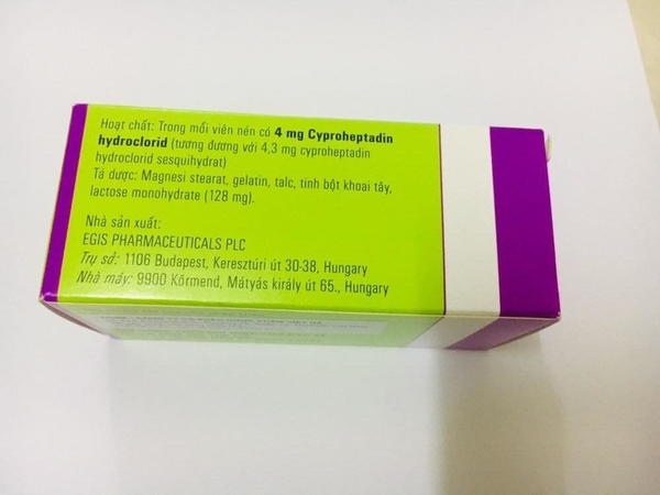 Peritol 4mg/ Dị ứng - hen/thuốc tân dược/nhathuocyentrang.com