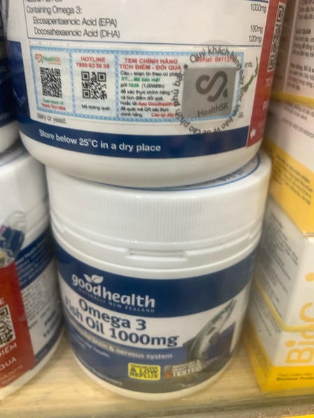 Good Health Omega 3 Fish Oil 1000mg | nhathuocyentrang