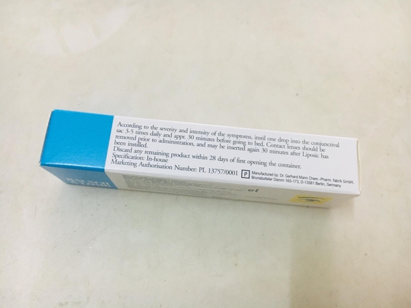 Liposic eye gel/mắt/thuốc tân dược/nhathuocyentrang