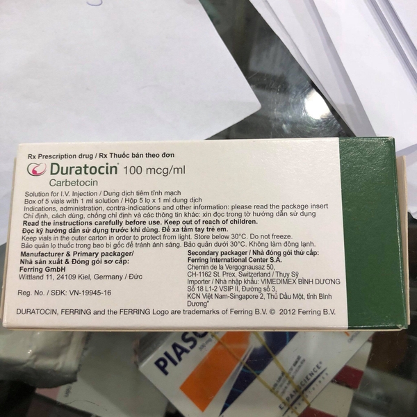 Duratocin 100mcg/ml | nhathuocyentrang